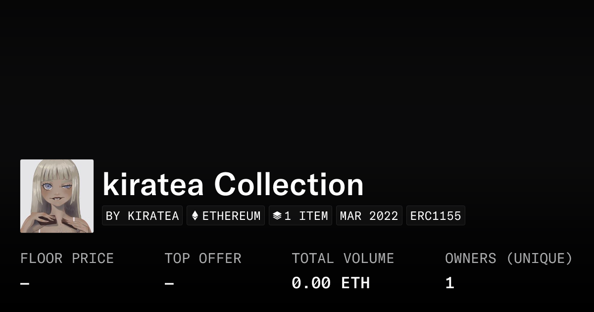 kiratea Collection - Collection | OpenSea