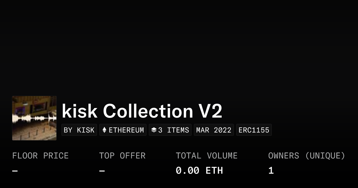 kisk Collection V2 - Collection | OpenSea