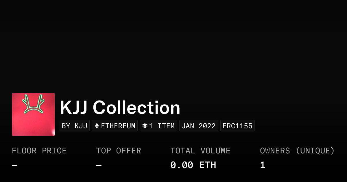 KJJ Collection - Collection | OpenSea