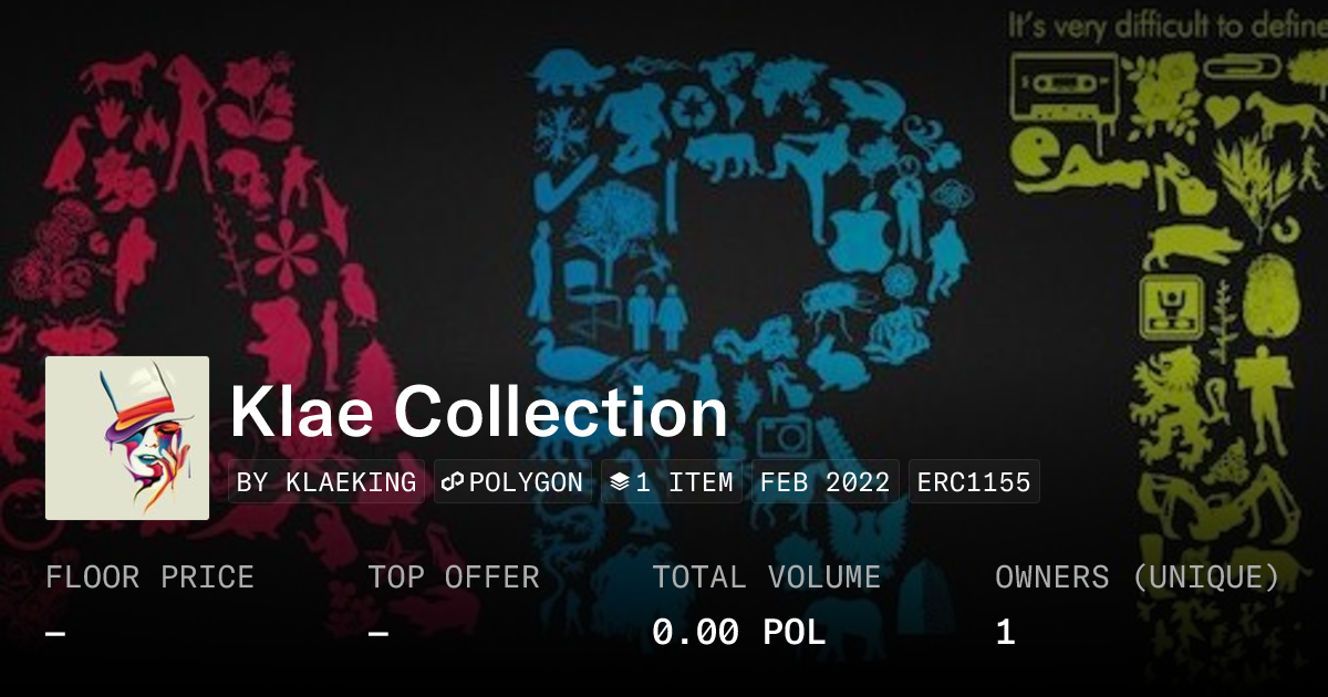 Klae Collection - Collection | OpenSea