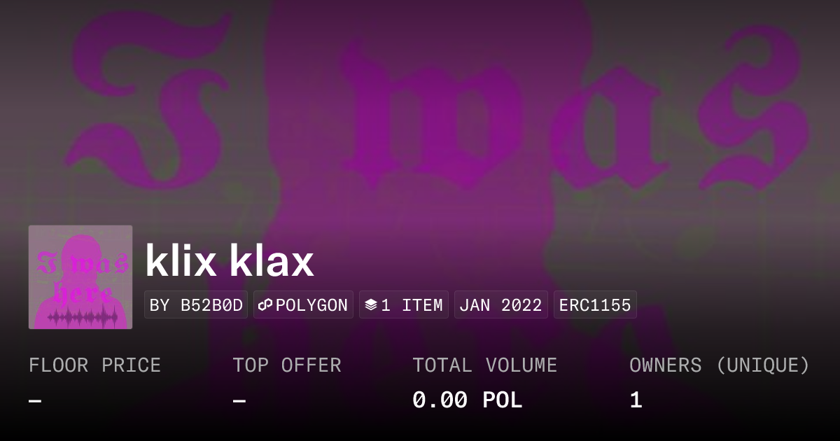 klix klax - Collection | OpenSea