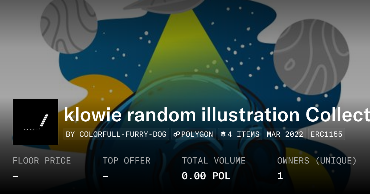 klowie random illustration Collection - Collection | OpenSea