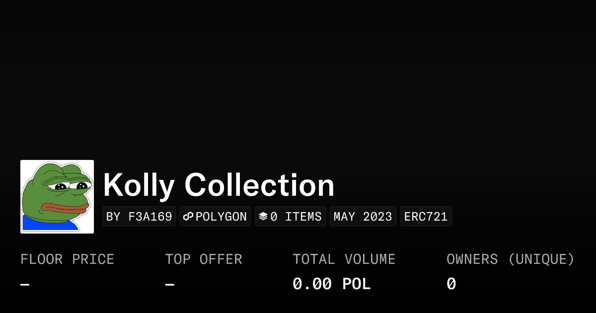 Kolly Collection - Collection | OpenSea