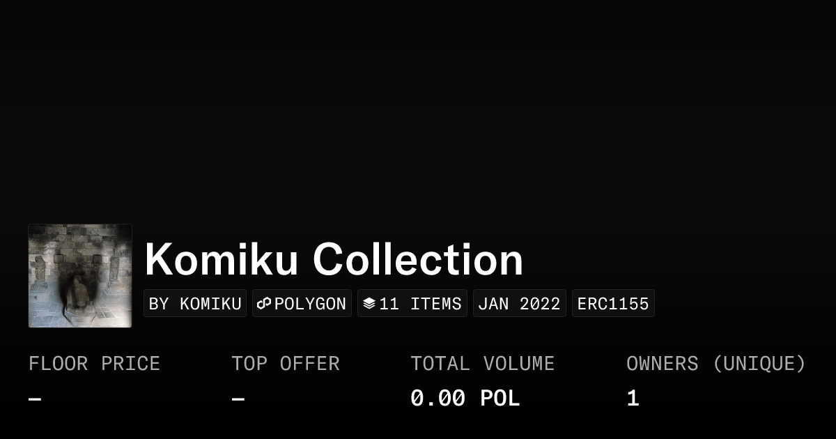 Komiku Collection - Collection | OpenSea