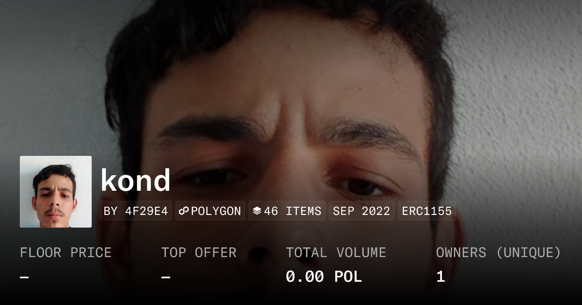 kond - Collection | OpenSea