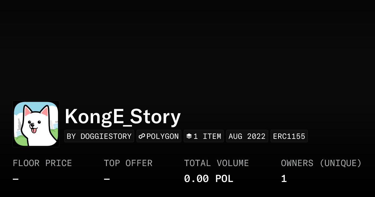 KongE_Story - Collection | OpenSea