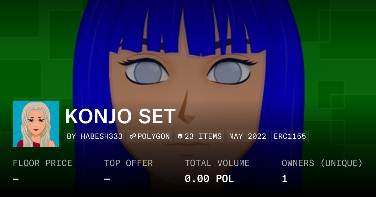 KONJO SET - Collection | OpenSea