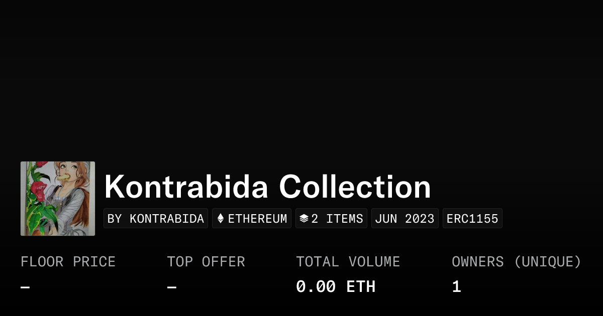 Kontrabida Collection - Collection | OpenSea