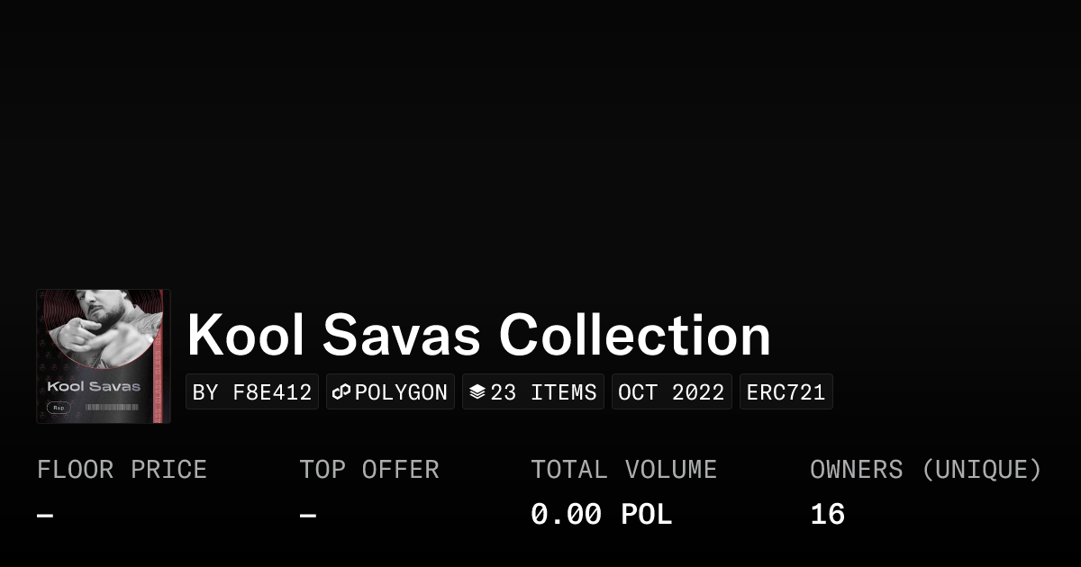 Kool Savas Collection - Collection | OpenSea