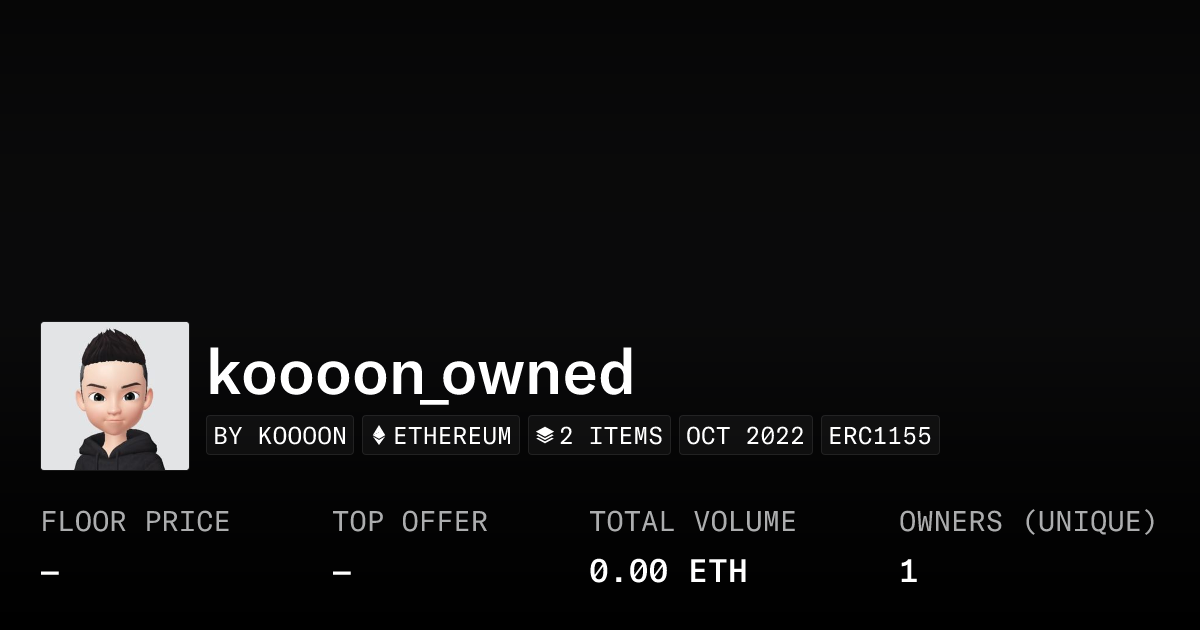 koooon_owned - Collection | OpenSea