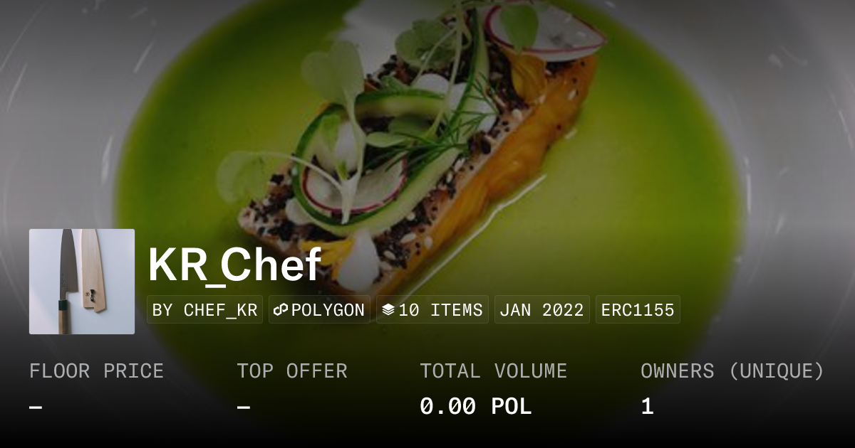 KR_Chef - Collection | OpenSea