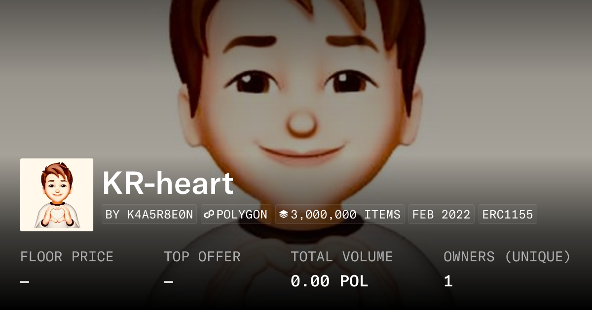 KR-heart - Collection | OpenSea