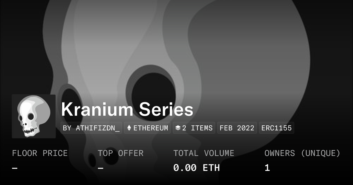 Kranium Series - Collection | OpenSea