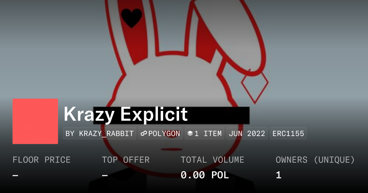 Krazy Explicit - Collection | OpenSea