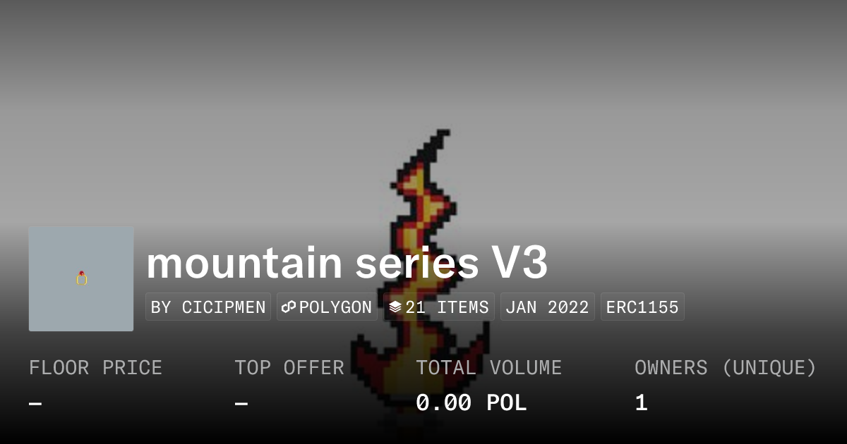 mountain series V3 - Collection | OpenSea