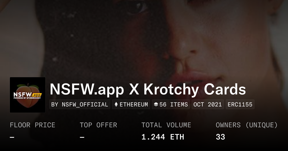NSFW.app X Krotchy Cards - Collection | OpenSea