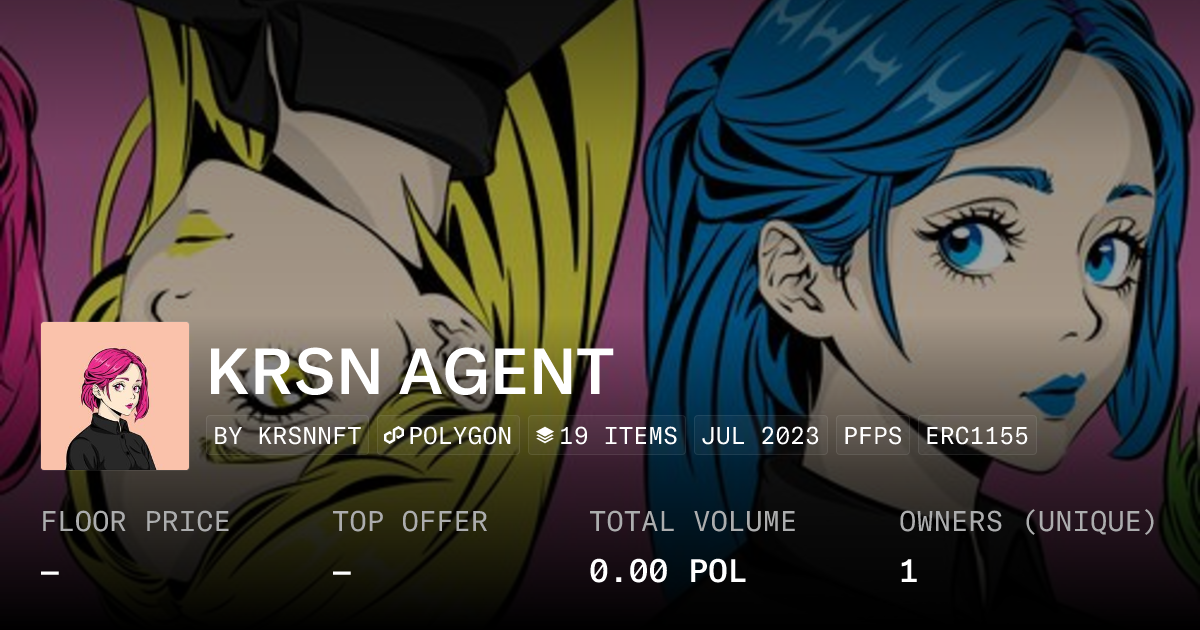 KRSN AGENT - Collection | OpenSea