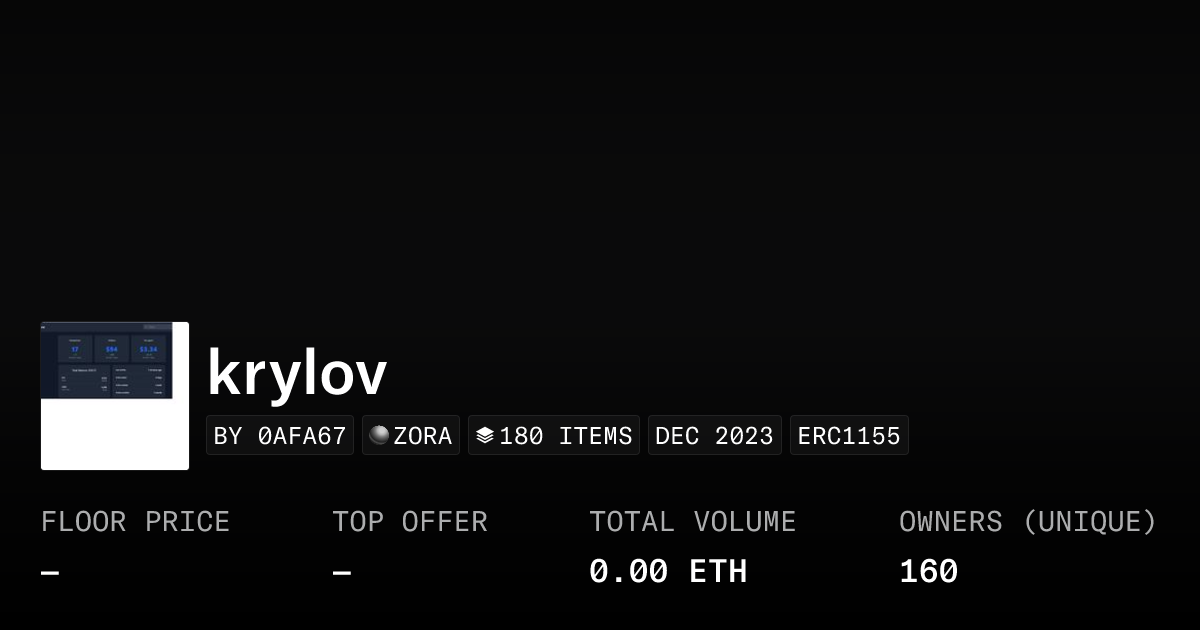 krylov - Collection | OpenSea