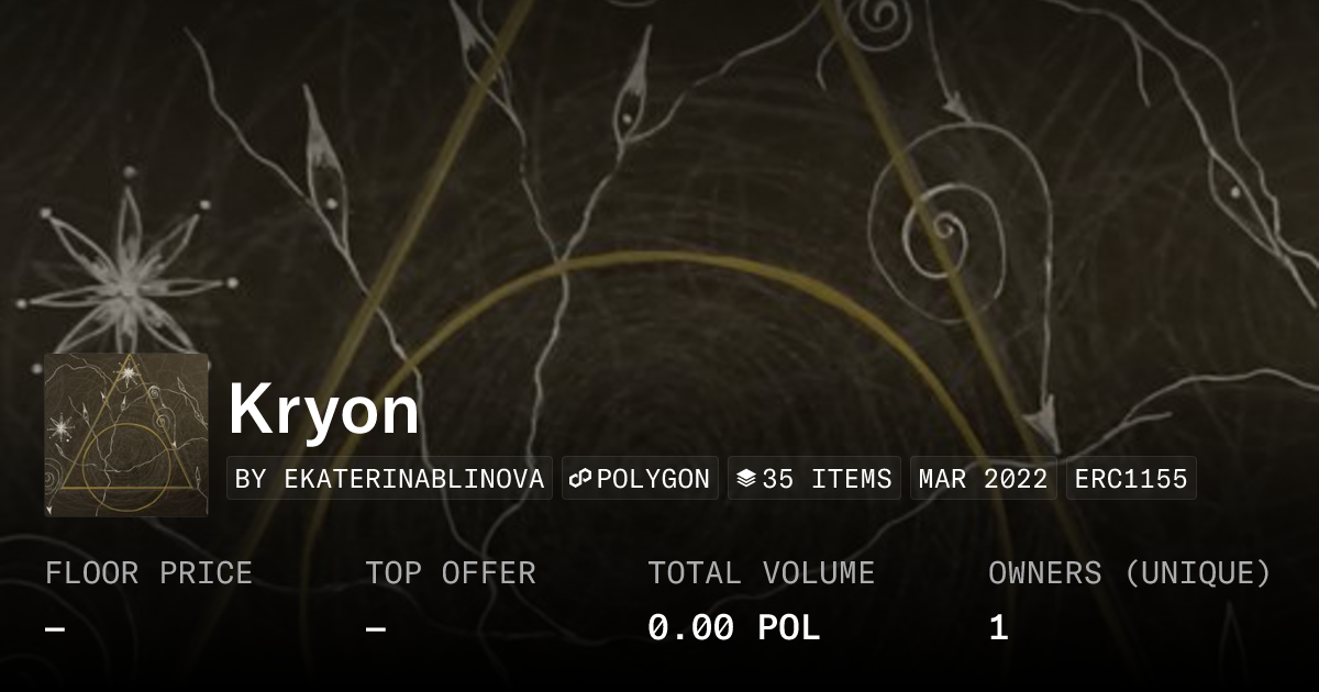 Kryon - Collection | OpenSea