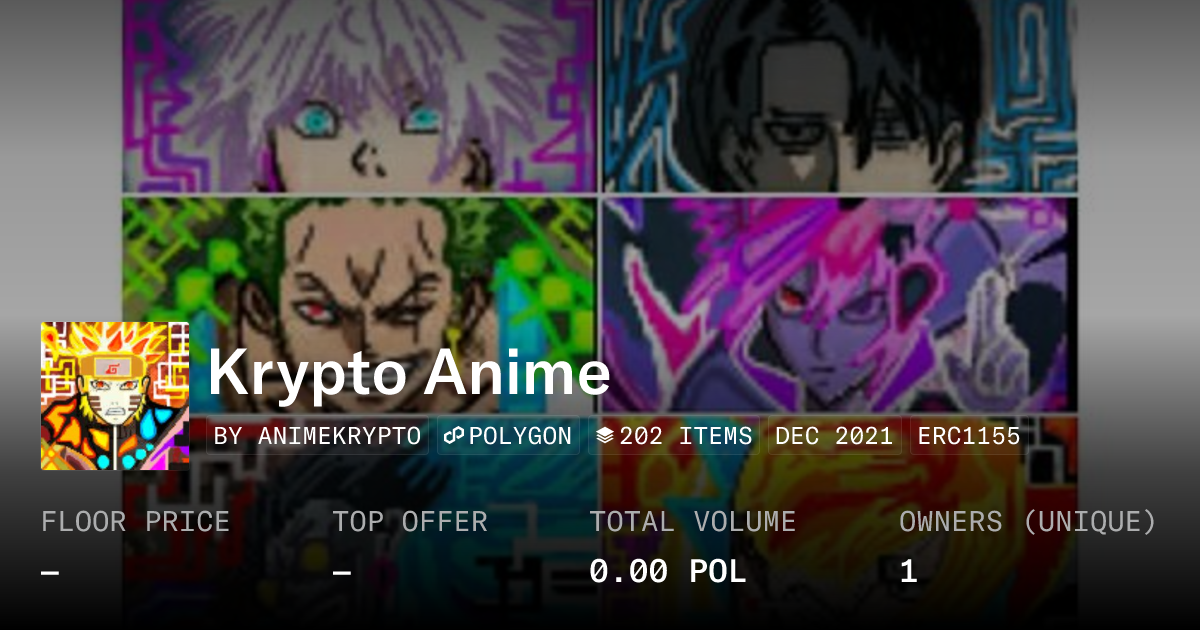Krypto Anime - Collection | OpenSea