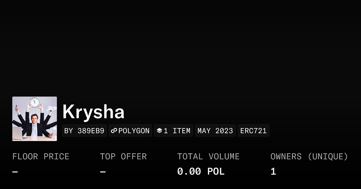 Krysha - Collection | OpenSea