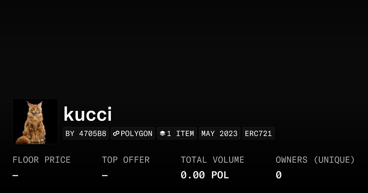 kucci - Collection | OpenSea