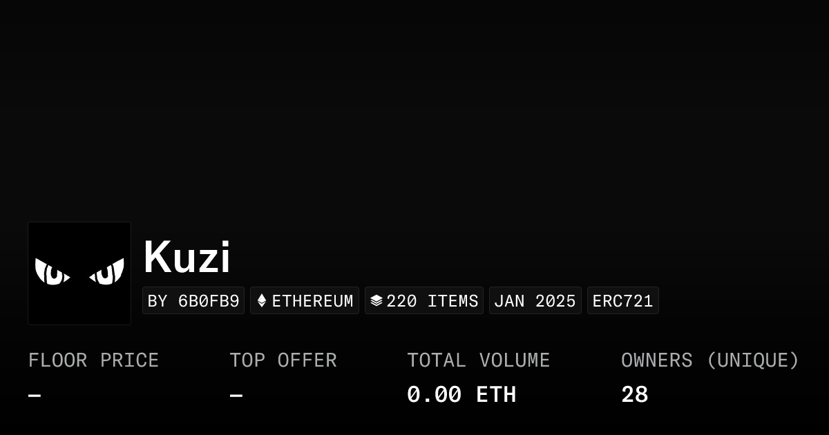 Kuzi - Collection | OpenSea