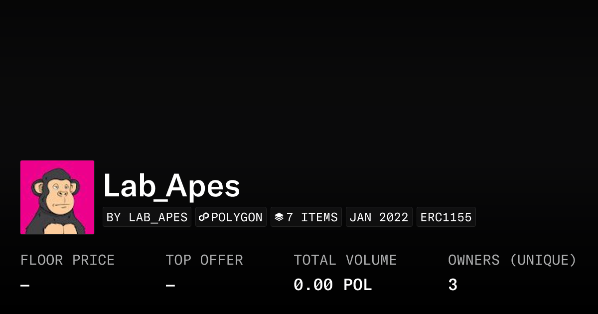 Lab_Apes - Collection | OpenSea