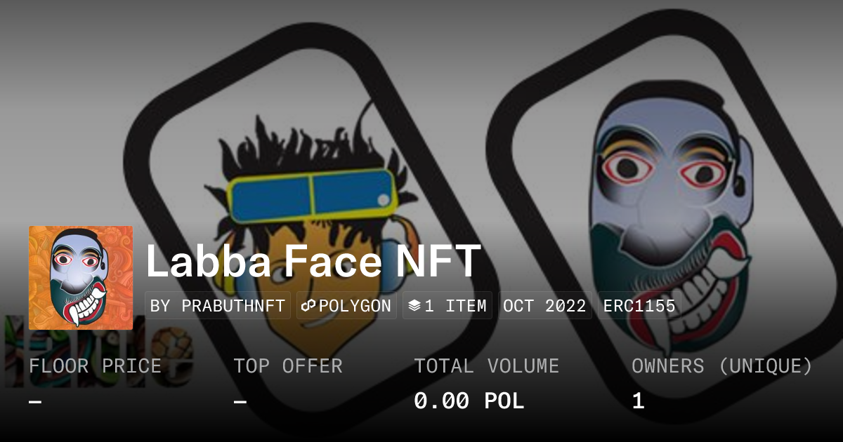 Labba Face NFT - Collection | OpenSea