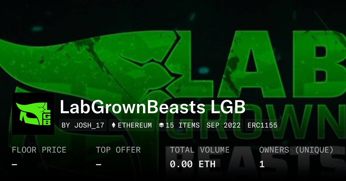 LabGrownBeasts LGB - Collection | OpenSea