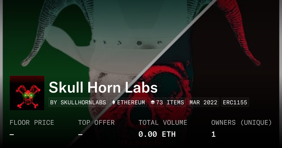 Skull Horn Labs - Collection | OpenSea