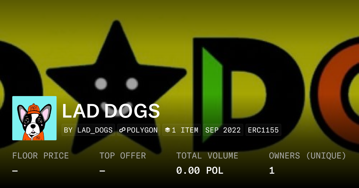 LAD DOGS - Collection | OpenSea
