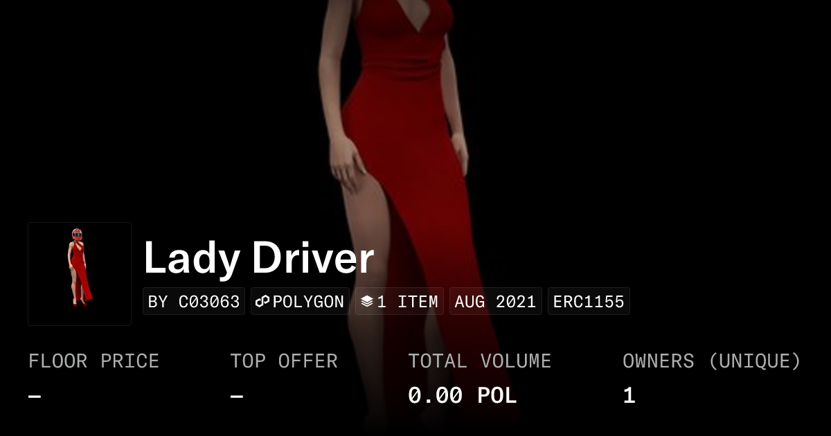 Lady Driver - Collection | OpenSea