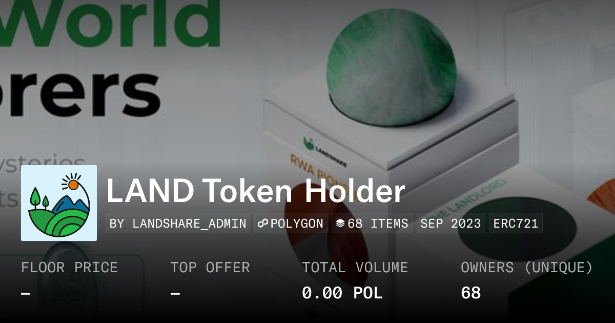 LAND Token Holder - Collection | OpenSea