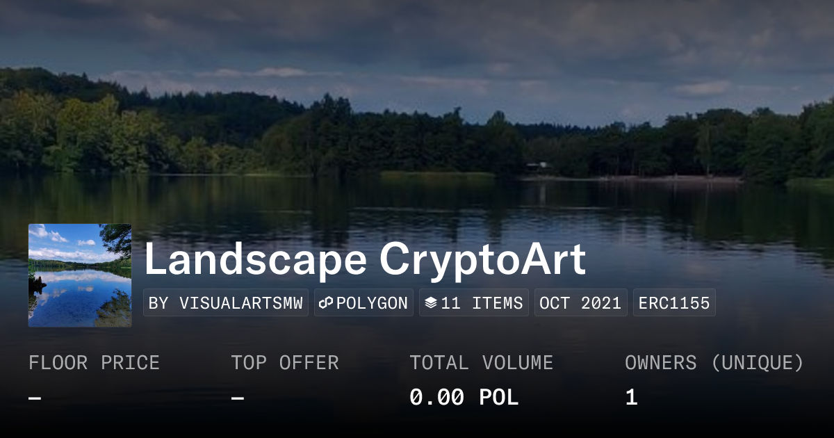 Landscape CryptoArt - Collection | OpenSea