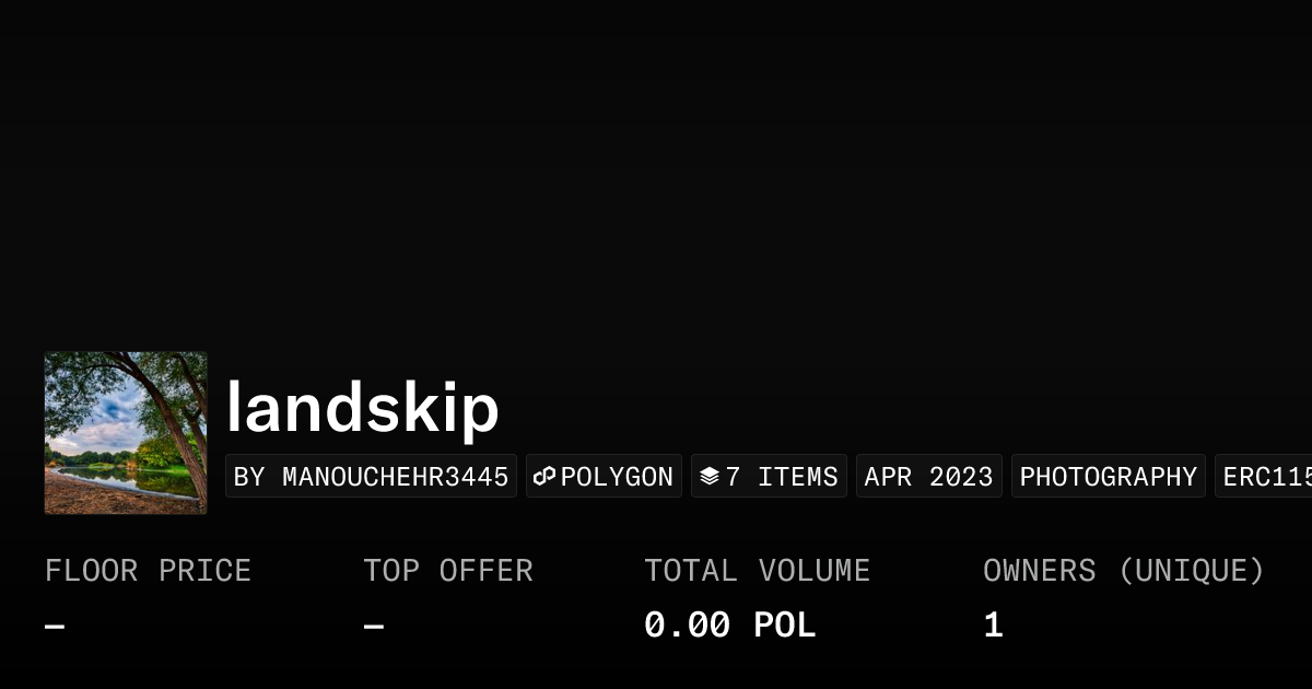 landskip - Collection | OpenSea