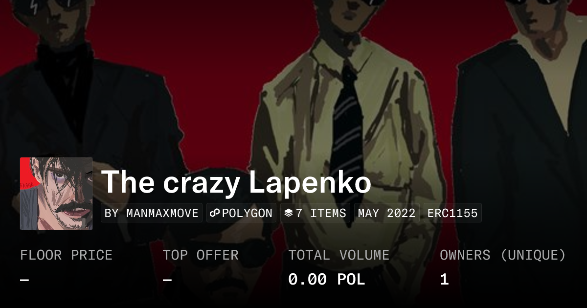 The crazy Lapenko - Collection | OpenSea
