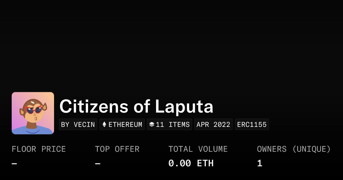 Citizens of Laputa - Collection | OpenSea