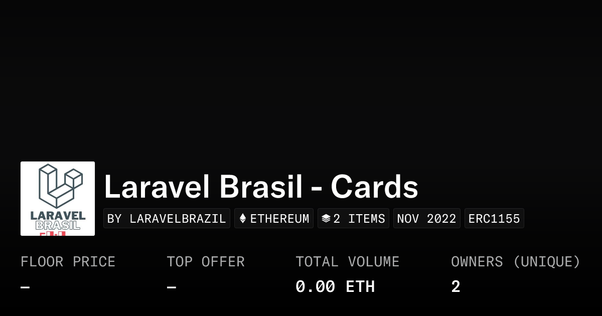 Laravel Brasil - Cards - Collection | OpenSea