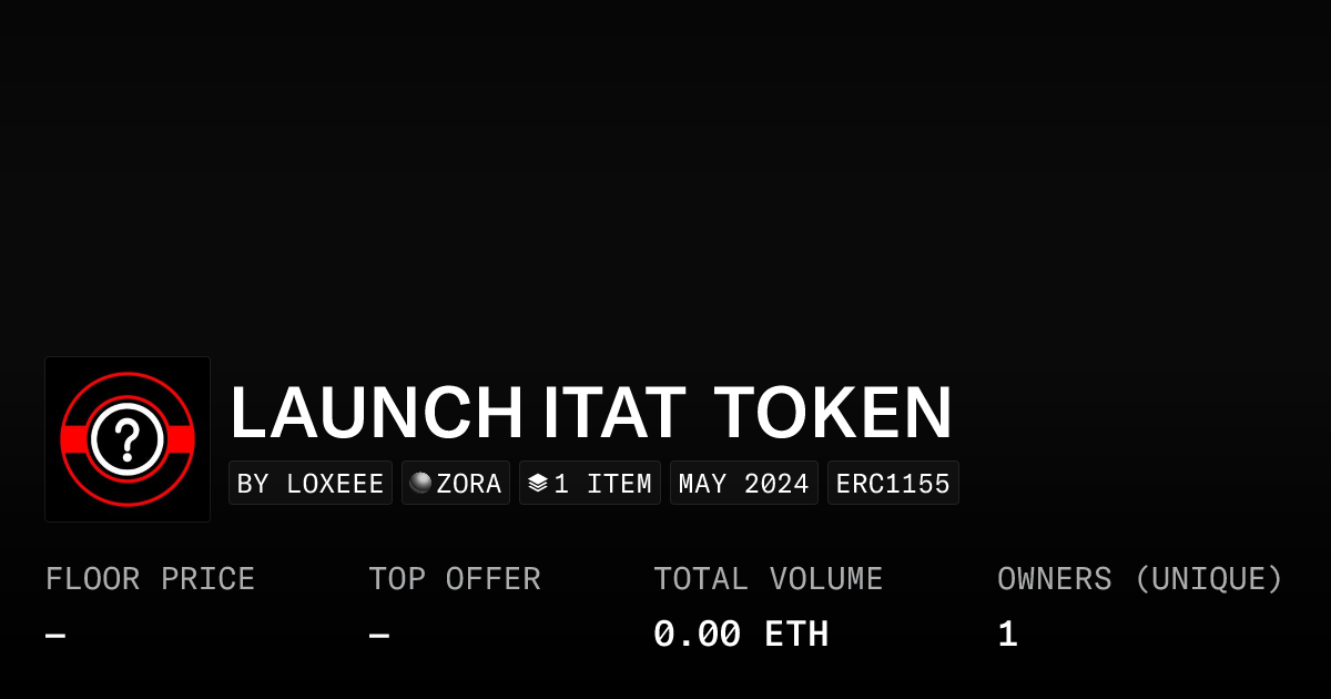 LAUNCH ITAT TOKEN - Collection | OpenSea