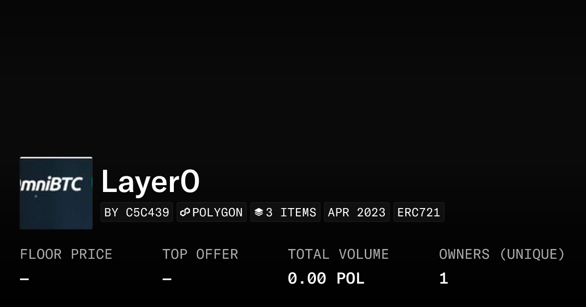 Layer0 - Collection | OpenSea