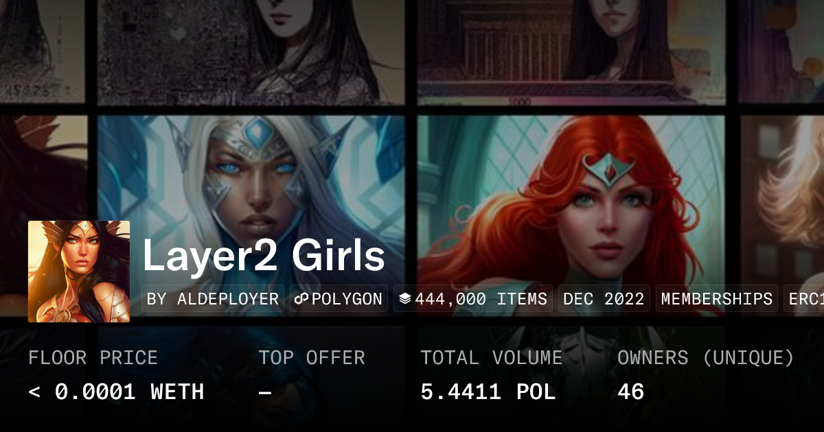 Layer2 Girls - Collection | OpenSea