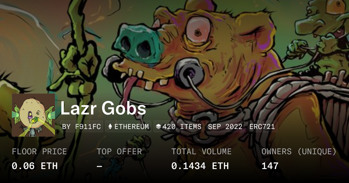 Lazr Gobs - Collection | OpenSea