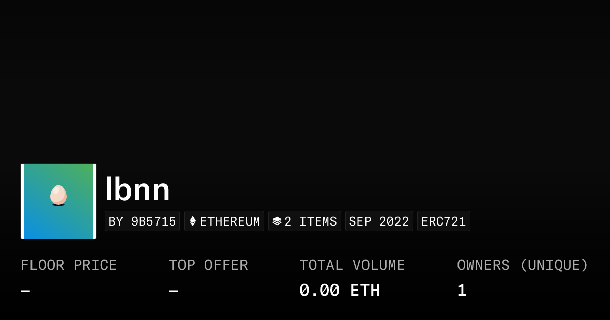 lbnn - Collection | OpenSea