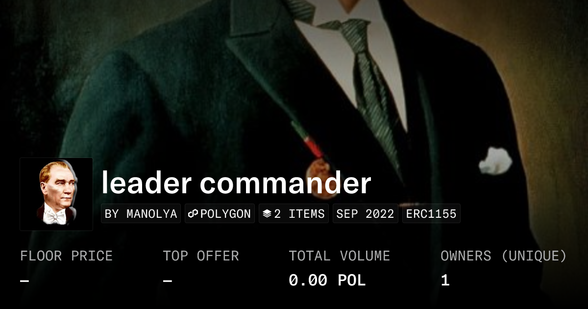 leader commander - Collection | OpenSea