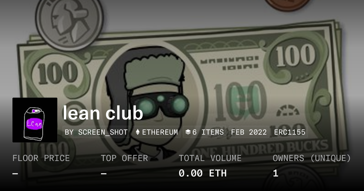 lean club - Collection | OpenSea