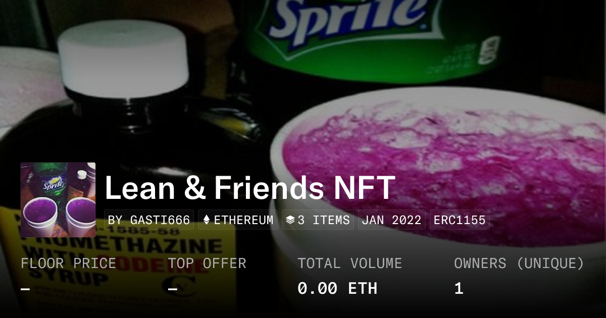 Lean & Friends NFT - Collection | OpenSea