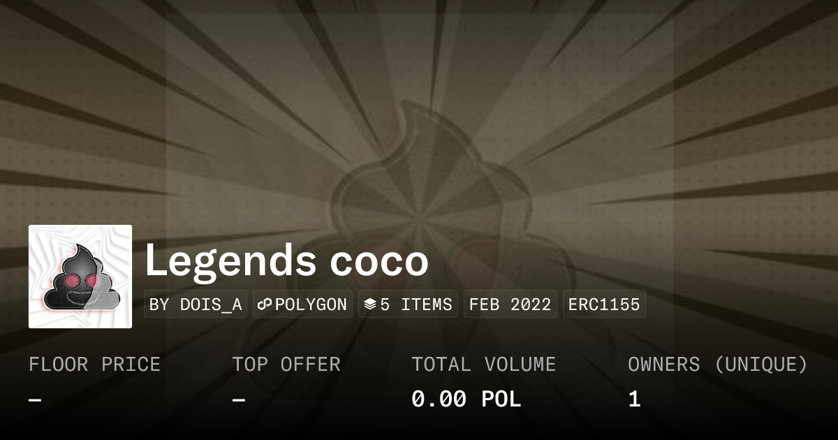 Legends coco - Collection | OpenSea