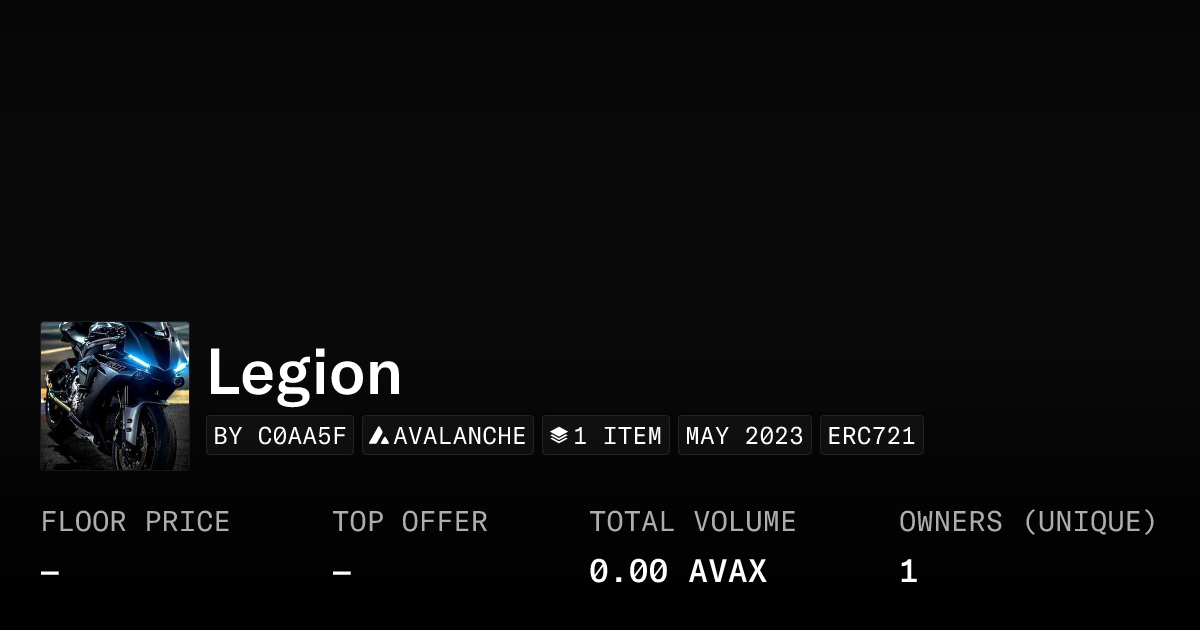 Legion - Collection | OpenSea