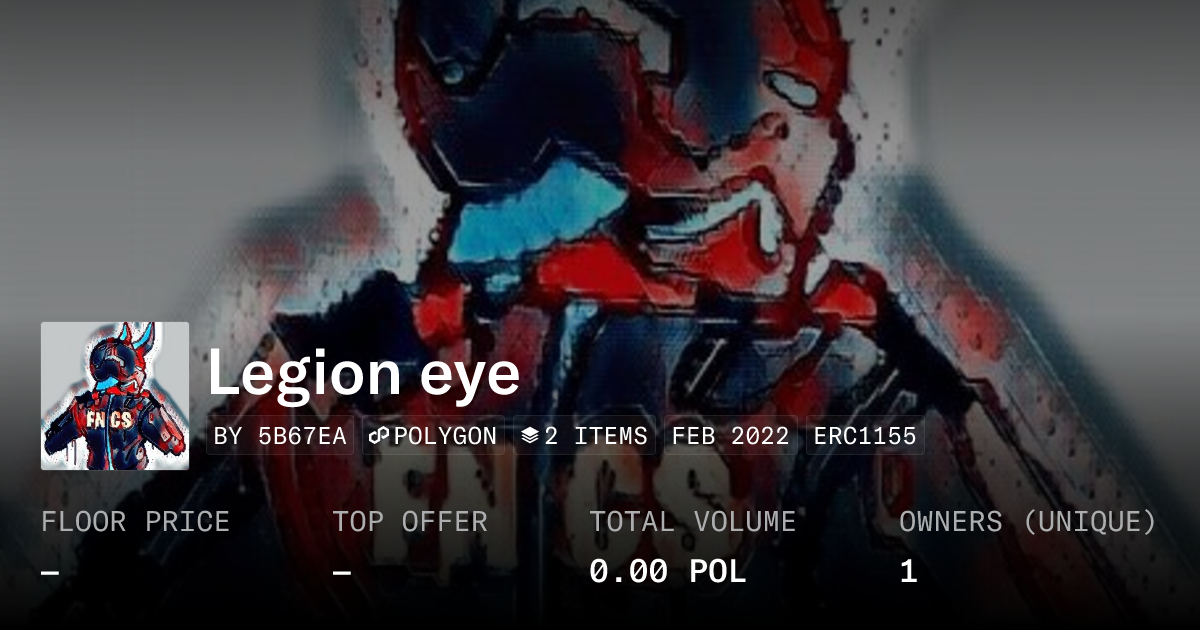 Legion eye - Collection | OpenSea